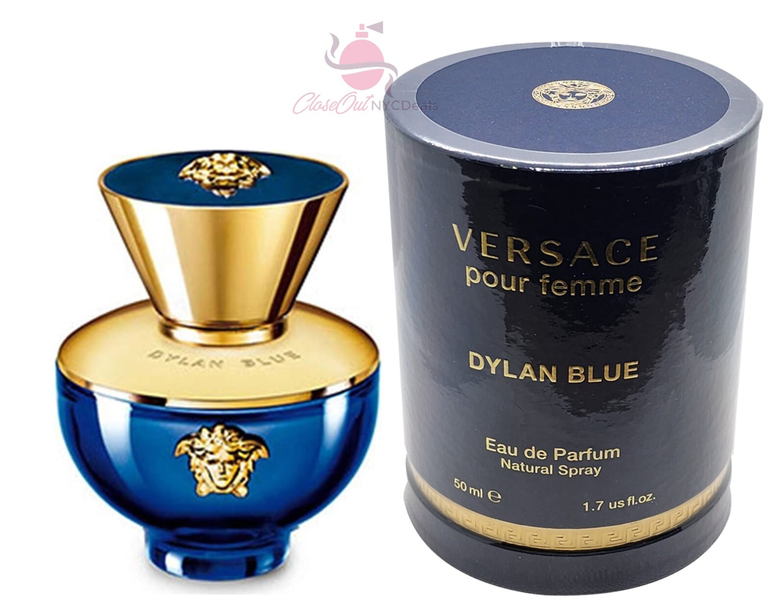Versace Dylan Blue Perfume 1.7 oz / 50 ml EDP Spray for Women Pour ...