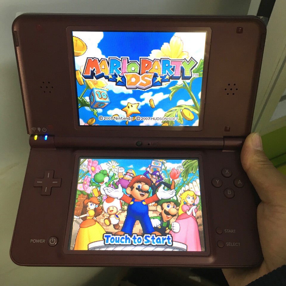 Brown Retrofit Nintendo DSi XL Game Console NDSI XL Video Handheld ...