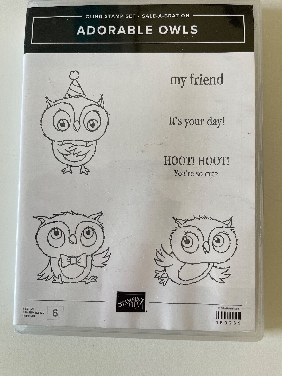 Stampin' Up! *ADORABLE OWLS* Stamp Set | eBay