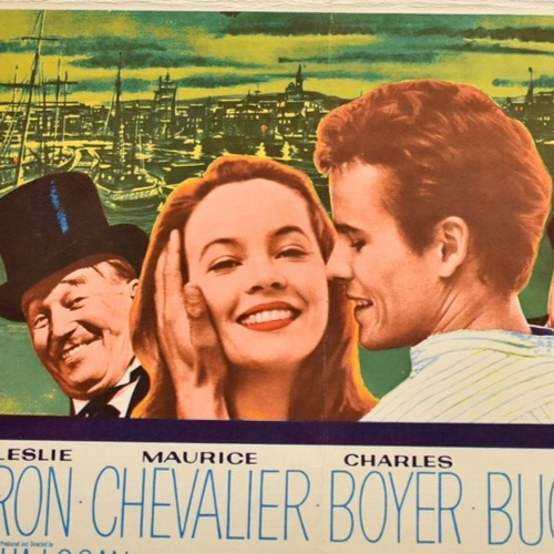 1961 Fanny Leslie Caron Horst Buchholz Maurice Chevalier Charles Boyer ...