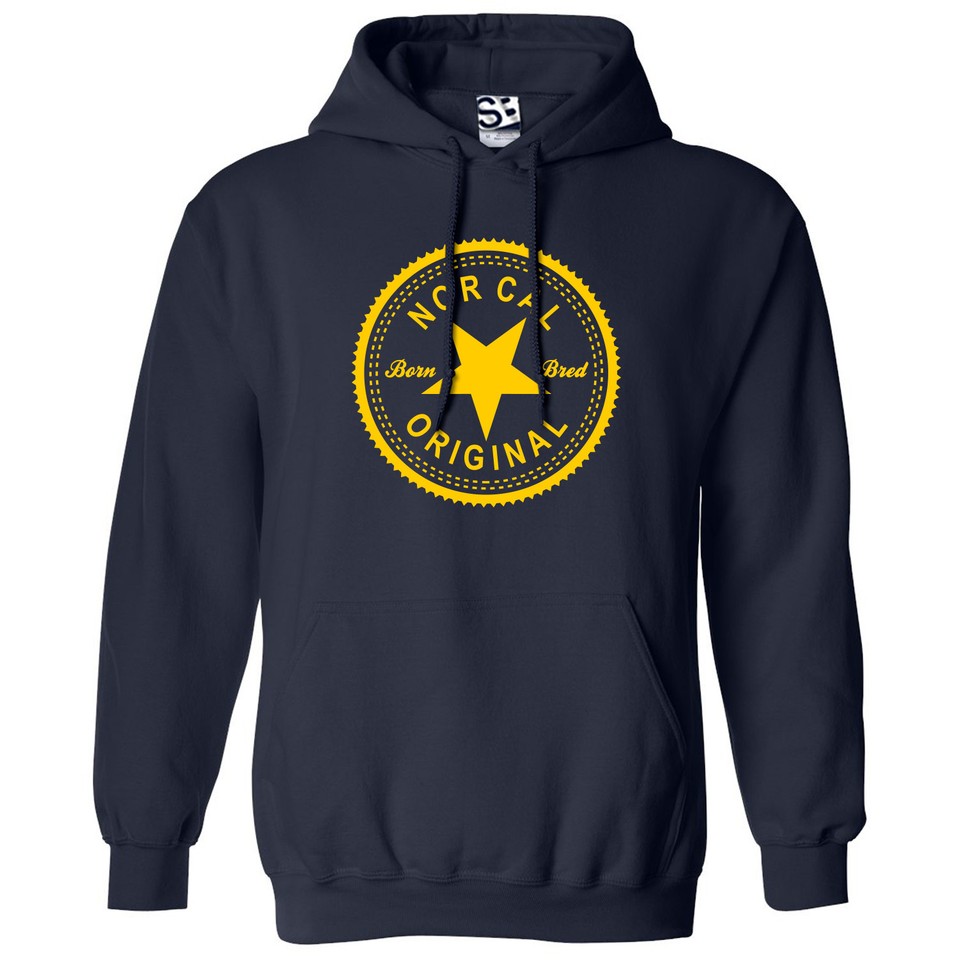 Nor Cal Original Inverse HOODIE | NorCal Born & Bred Raised in Hooded ...