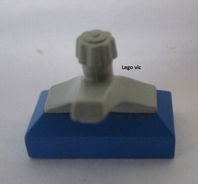 Lego 69c01 Tap 1x2 Base Light Gray Spout MOC Blue Robinet Space 920 483 ...