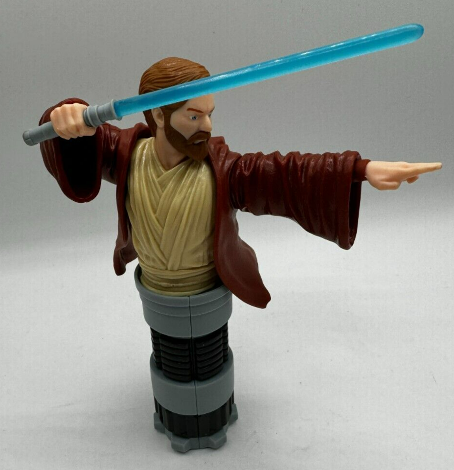 Obi Wan Kinder Surprise Egg 2024 Star Wars Statuette Action Figure STAR ...