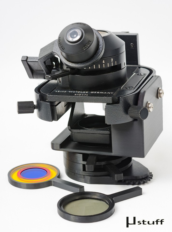 Leitz Laborlux Dialux microscope condenser lollipop filter holder set ...