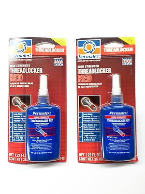 PERMATEX 27140 Nuts & Bolts Heavy Duty RED Threadlocker-1.22oz -36mL ...