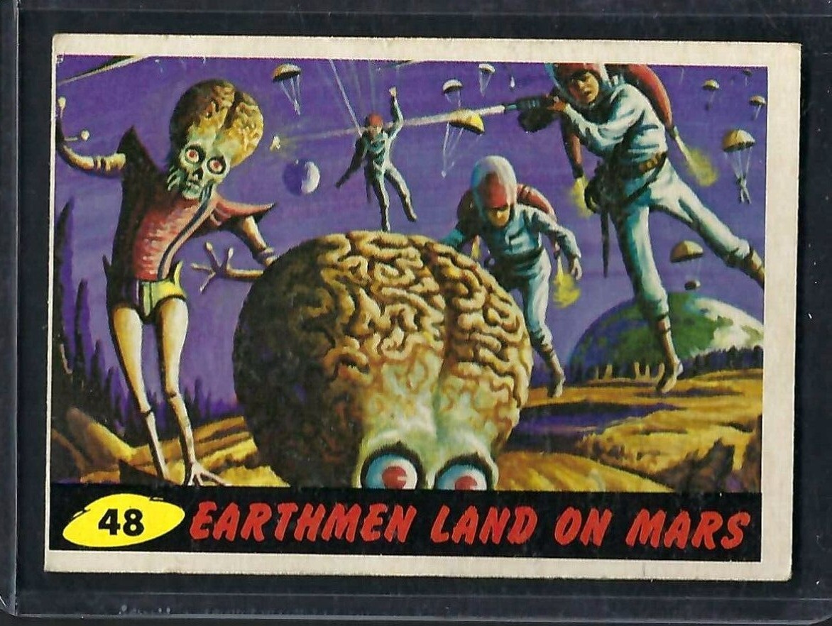From Mars Attacks Cards 1962 Mars Attacks Trading Cards Complete Set