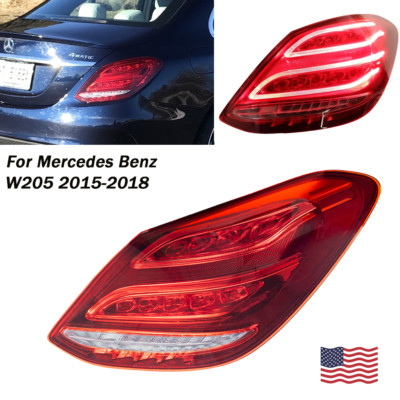 Right Rear Lamp LED Tail Light For Mercedes Benz W205 C250 C300 C350 ...