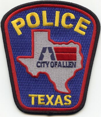 ALLEN TEXAS TX colorful POLICE PATCH | eBay