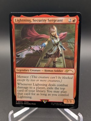 Lightning, Security Sergeant (Costco) Unique and Miscellaneous Promo | eBay