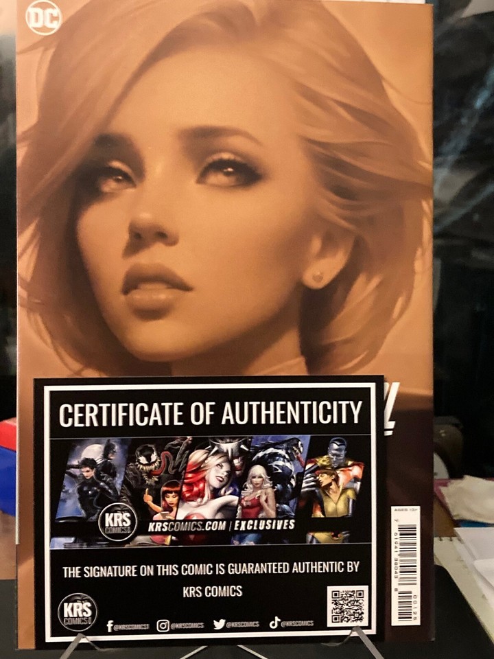 POWER GIRL SPECIAL #1 NM! ONE SHOT! WILL JACK AUTOGRAPHED VIRGIN ...