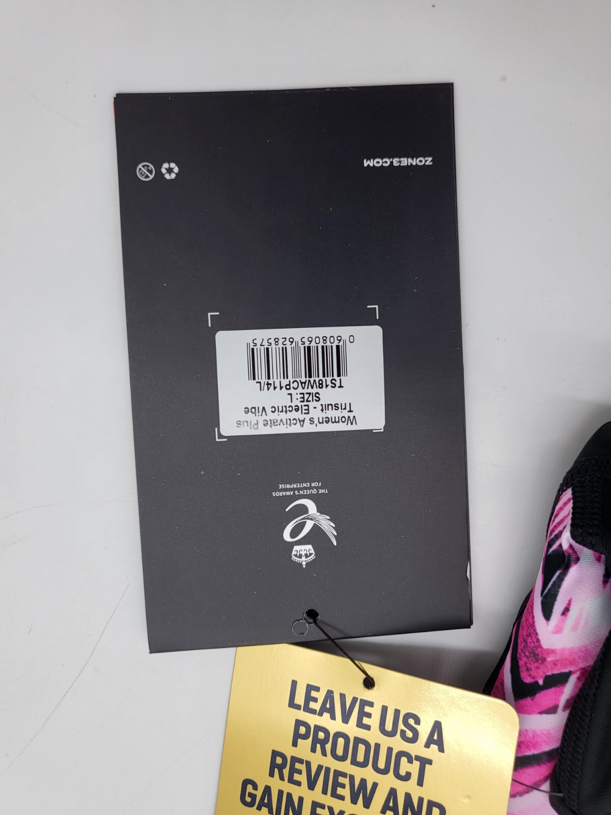 Zone 3 Womens Activate Plus Trisuit Electric Vibe TS18WACPP114/L Large ...