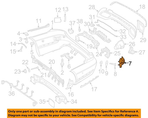 MERCEDES OEM 14-16 E350 Rear Bumper-Support Bracket Left 2128801903 | eBay