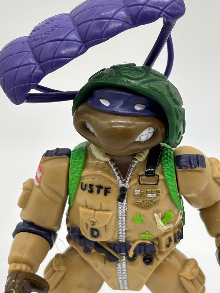 Vintage 1991 TMNT Pro Pilot Don Teenage Mutant Ninja Turtles Figure ...