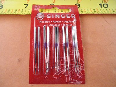 10 GENUINE Flat Shank Serger Singer 14U- Overlock Needles 2054-42 | eBay