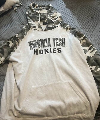 Virginia Tech Hokies 2XL Camo Military Appreciation Long Sleeve Cotton ...