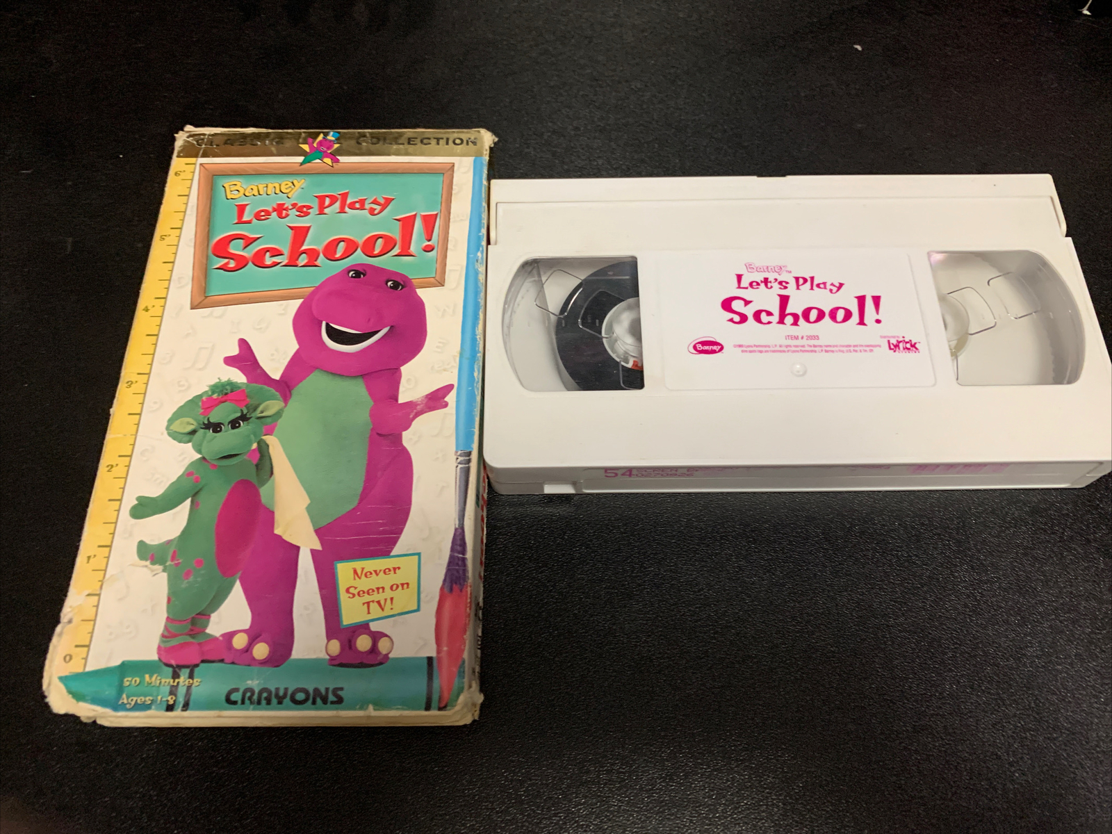 Barney Let’s Play School Screener VHS | Grelly USA
