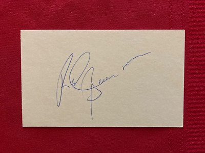 Gordon (Red) Berenson signed 3x5 index card / Auto / Blues / Michigan ...
