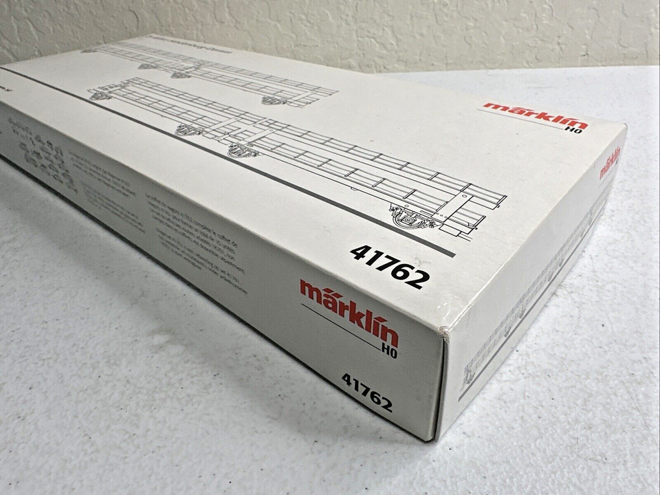 Märklin HO 41762 Four Car Set "Sylt" Bilevel Auto Transport Cars HO ...