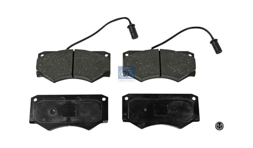 CAPSautomotive Brake Pad Set for Iveco 503471004 1906040 01906062 ...