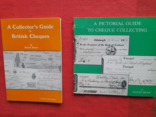 2 PB Cheque Guide Books Collectors British & Pictorial Collecting David ...
