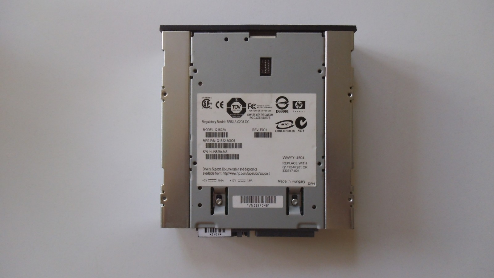 HP STORAGEWORKS DAT72 Digital Data Storage Internal Tape Drive | eBay