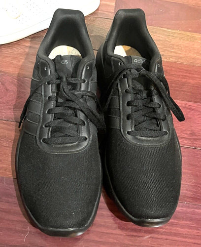 **BRAND NEW** ADIDAS black lace 3 iconic strips sneakers shoes men size ...