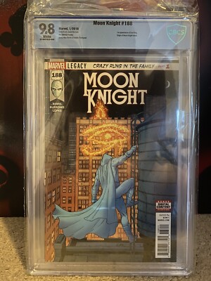 MOON KNIGHT #188 CBCS 9.8 Near Mint/Mint 1st appearance SUN KING MCU ...