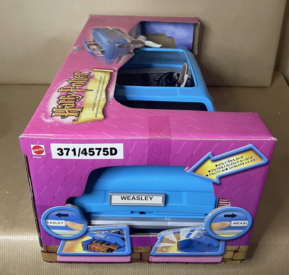 Vintage Harry Potter Weasley’s Flying Car Original Ford Anglia Mattel ...
