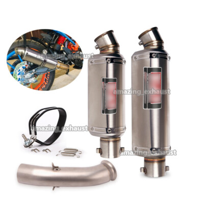 ATV Modified Exhaust Mid Pipe Muffler Baffle For Duke 390 250 125 RC390 ...