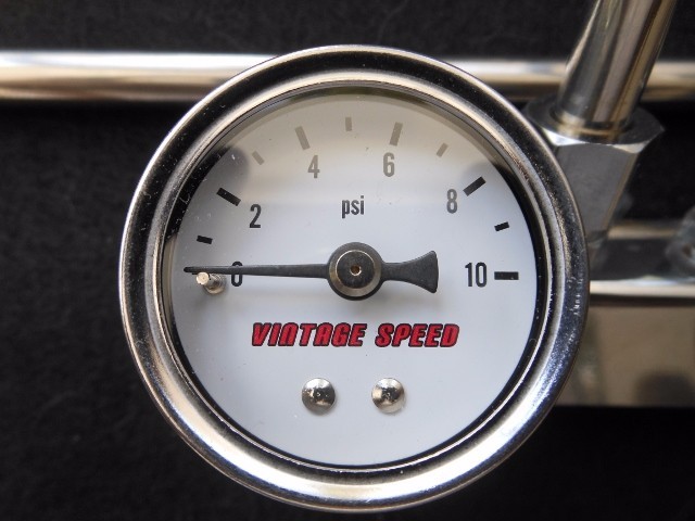 HOT ROD ROCHESTER 2G FUEL LINE KIT WITH GAUGE SB CHEVY TRI POWER ...