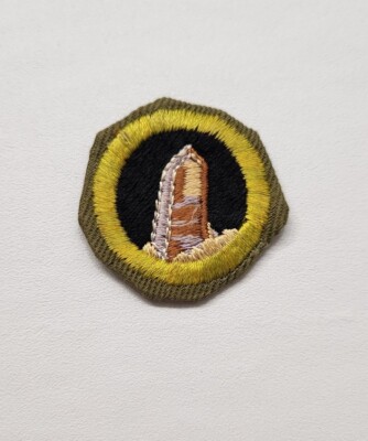 BSA Boy Scout Merit Badge Rocks & Minerals Type E 1947-1953 | eBay