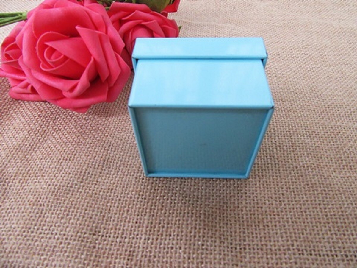 12Pcs Blue Square Boxes Storage Case Jewellery Wedding Gift Box | eBay