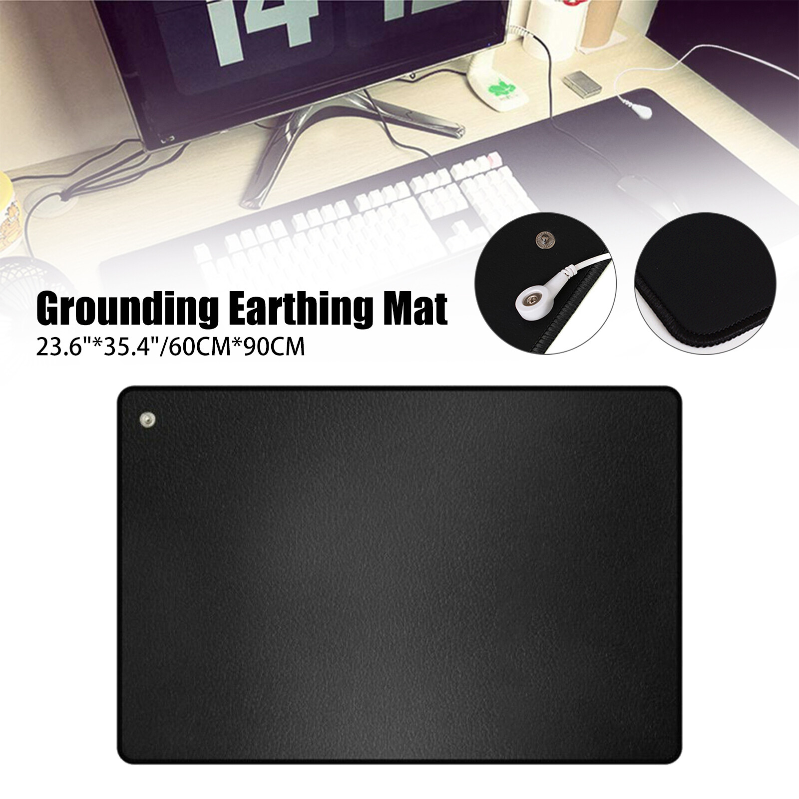 Grounding Earthing Mat EMF Radiation Protection Grounding Mouse Pad for ...