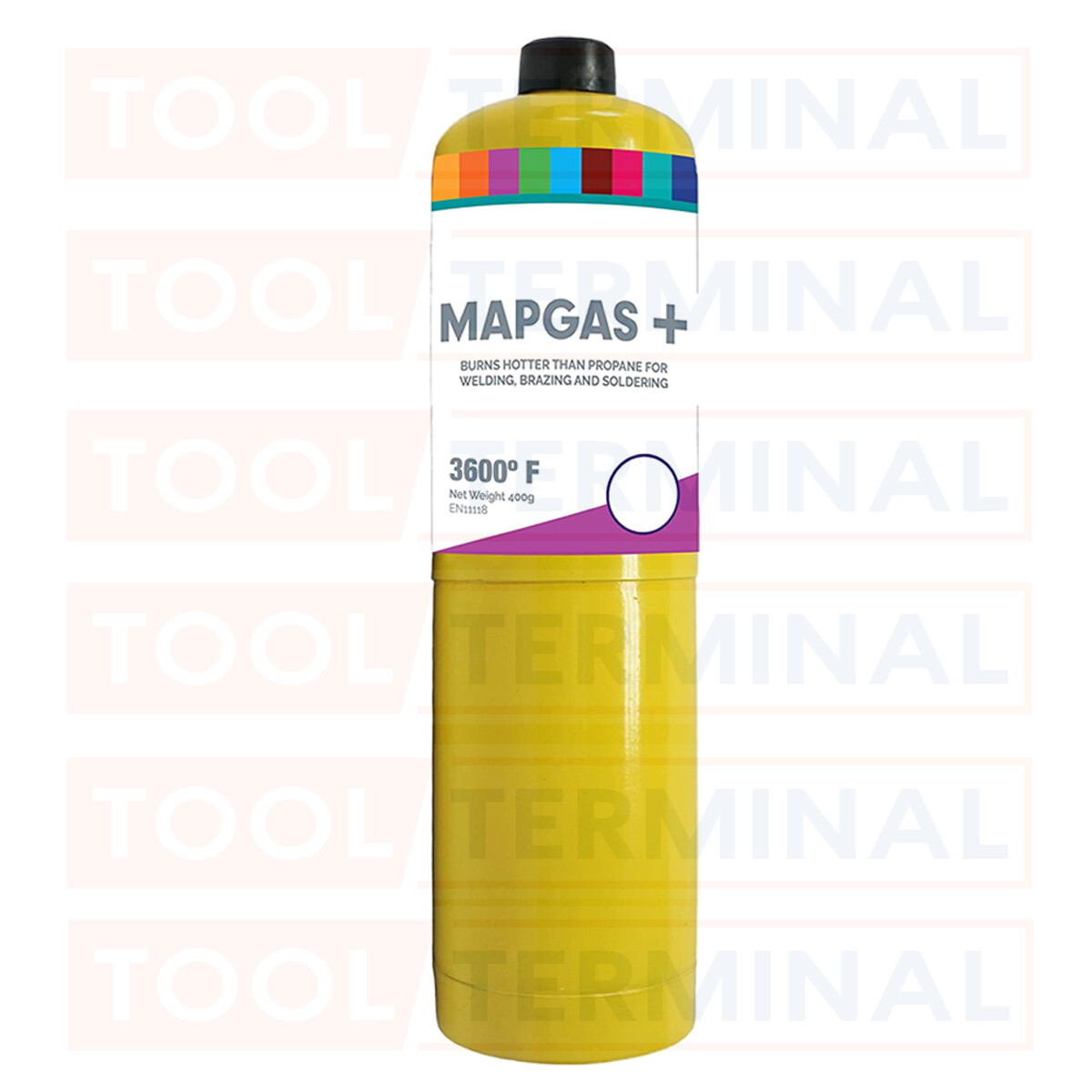 Yellow MAPP / MAP Pro Gas Cylinder 400g Disposable Bottle | eBay UK