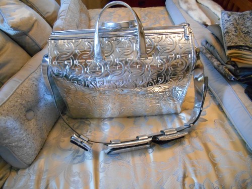 NWT MEN'S FERRAGAMO BAG (SILVER) RETAIL $3950 | eBay
