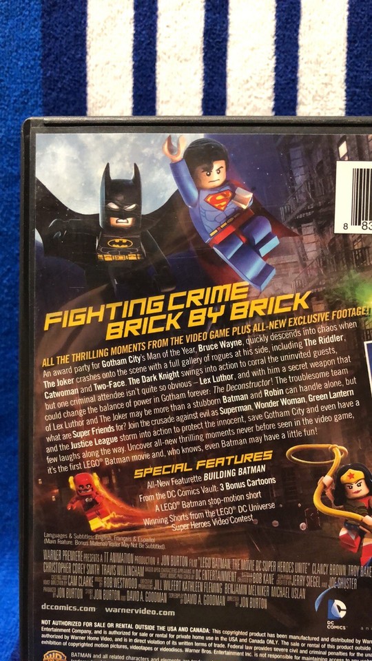 Lego Batman: The Movie DC Superheroes Unite (DVD, 2013) 883929355785| eBay