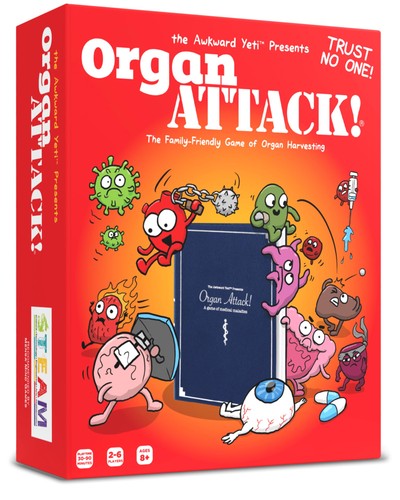 Organ Attack! Card Game, A Family Fun Game for Kids and Adults - Funny ...