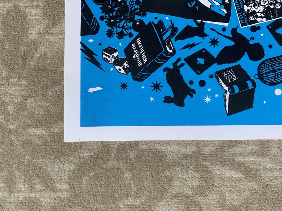 39th Annual MAGIC COLLECTORS Weekend Harry Anderson 2008 SCREEN PRINT ...