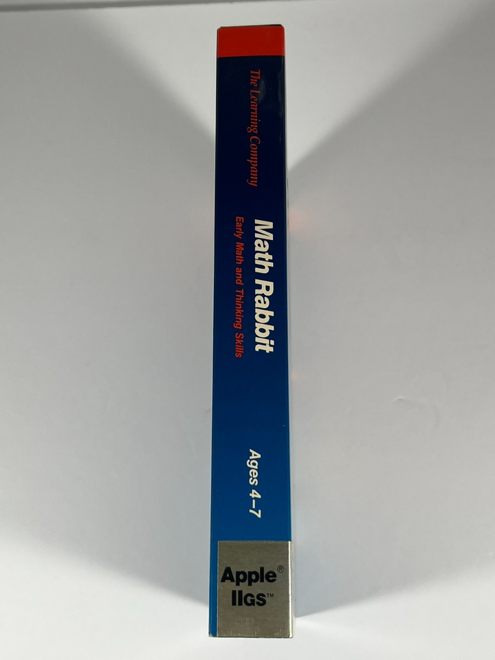 Vintage Math Rabbit, the Learning Co, Ages 4-7 Apple IIGS, 3.5 ...