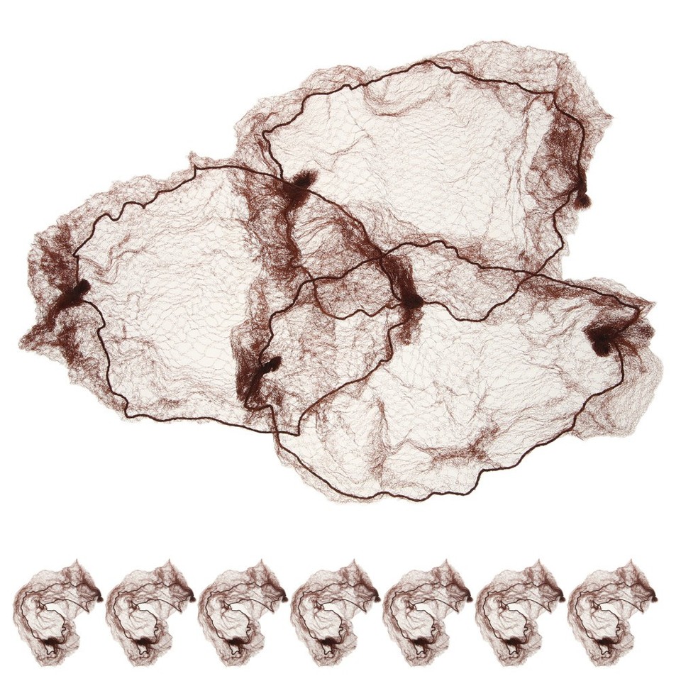 10Pcs Bun Hair Net Elastic Mesh Hair Bun Cover for Dancer Bank Nurse ...