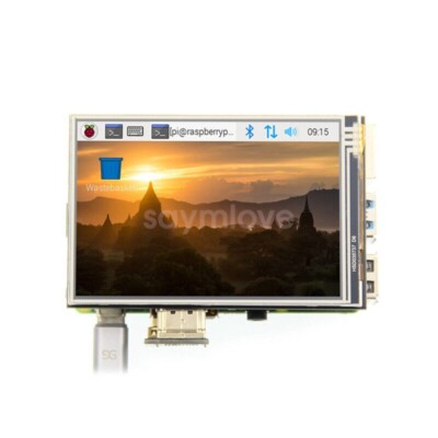 Raspberry Pi 4 Model B 3.5 inch USB Micro HDMI LCD Display Touch Screen ...