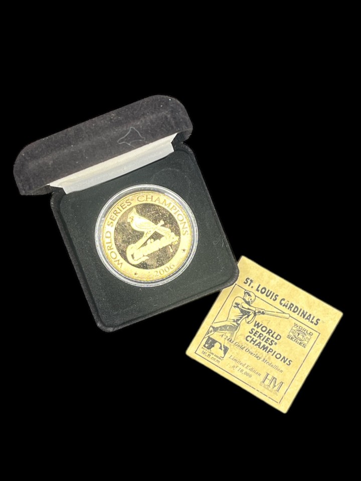 2006 World Series Champions St Louis 24kt Gold Overlay Commemorative ...