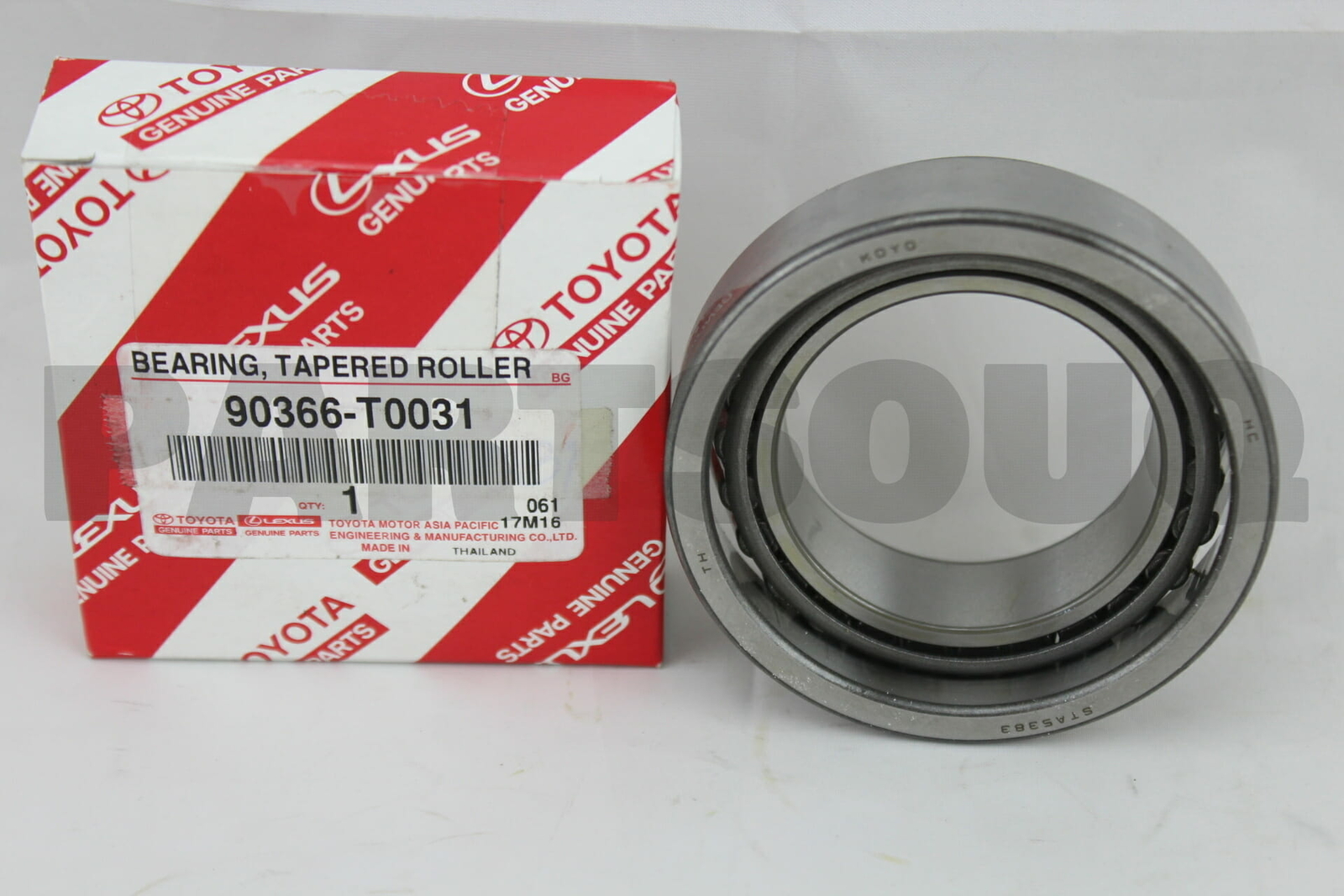 90366T0031 Genuine Toyota BEARING (FOR FRONT DIFFERENTIAL CASE) 90366 ...