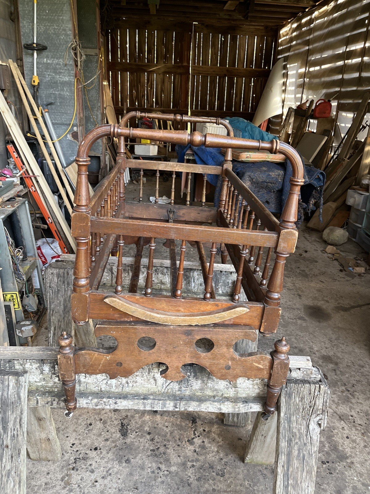 Antique rocking crib | eBay