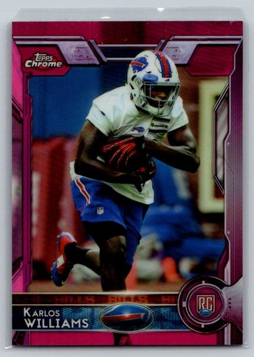 2015 Topps Chrome #141 Karlos Williams Pink Refractor 304/399 | eBay