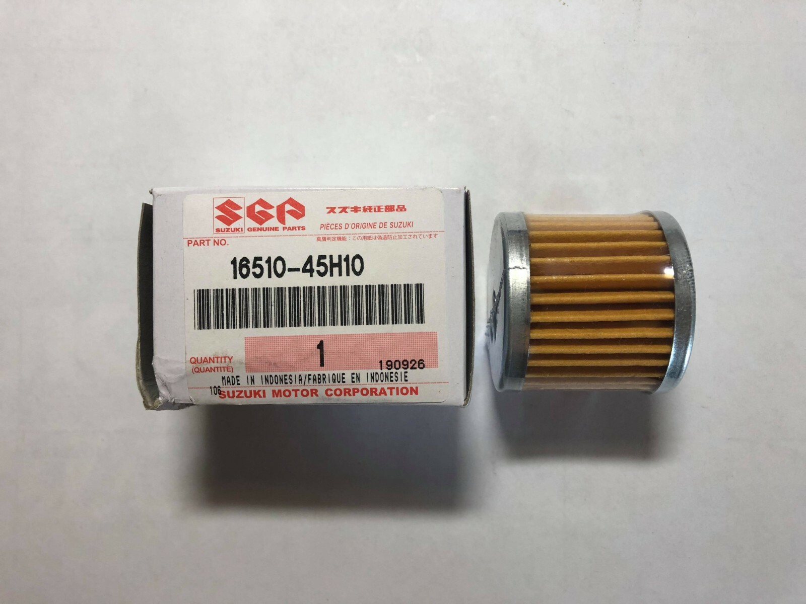 SUZUKI 1651045H10 - Cross reference oil filters