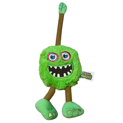 My Singing Monsters Furcorn Plush Toy Sings Stuffie Green Plant Unique ...