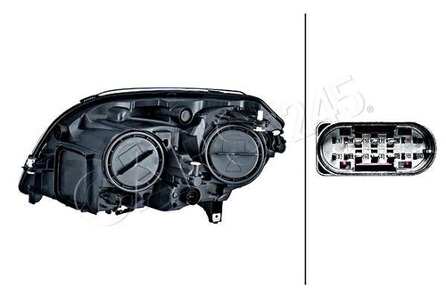 HELLA Headlight Right Front For ABARTH 500 595 695 MERCEDES Glk 08-15 ...