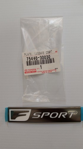 LEXUS OEM FACTORY F SPORT EMBLEM NAME PLATE 75446-30030 | eBay