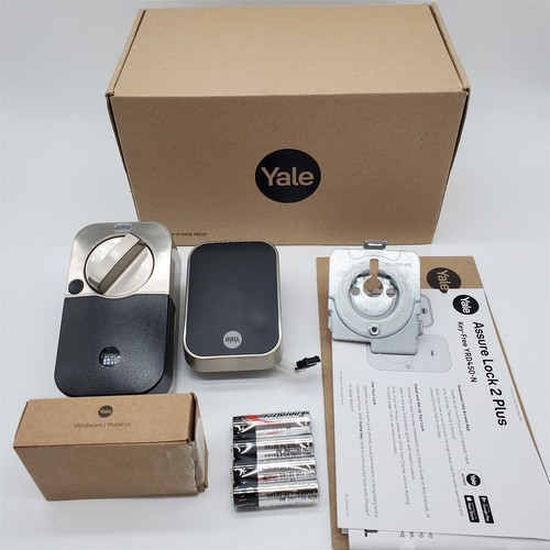 Yale Assure Lock 2 Plus Apple Home Keys, Nickel Keyless Entry Door Lock ...